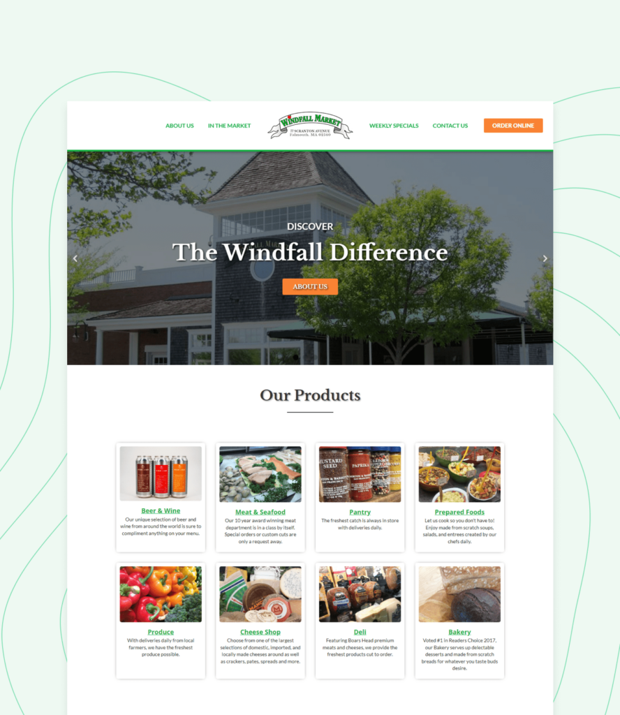 Windfall Difference Website Design - Case Study | VentCube